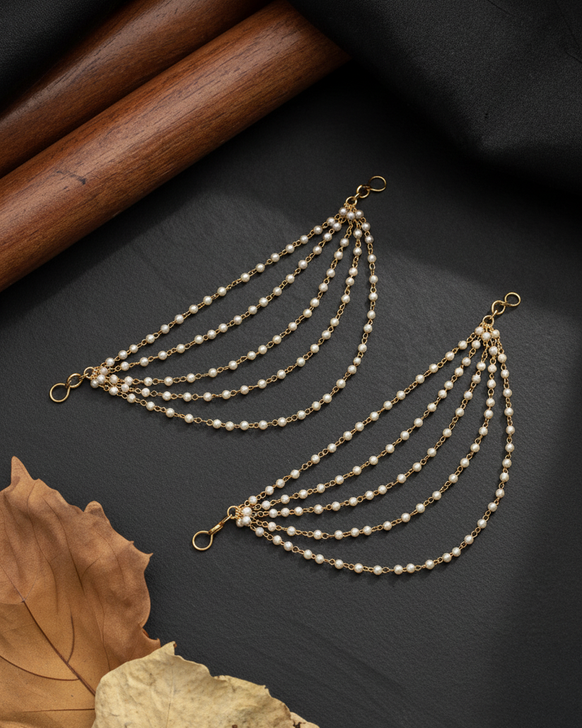 Liyana Bahubali Kaan Chain Pair – Shona's Style