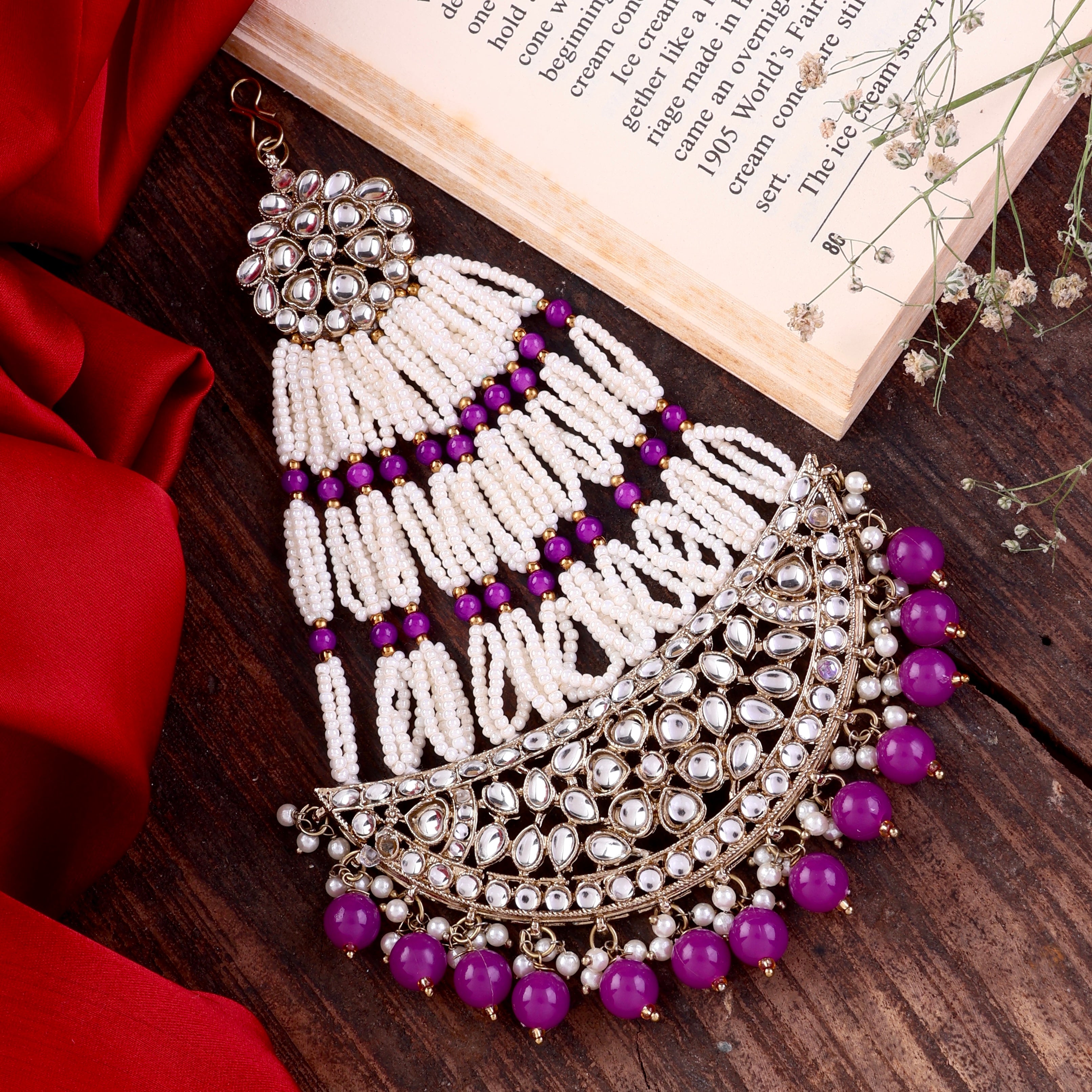 Purple Ibrahim Passa / Side Jhumar – Shona's Style